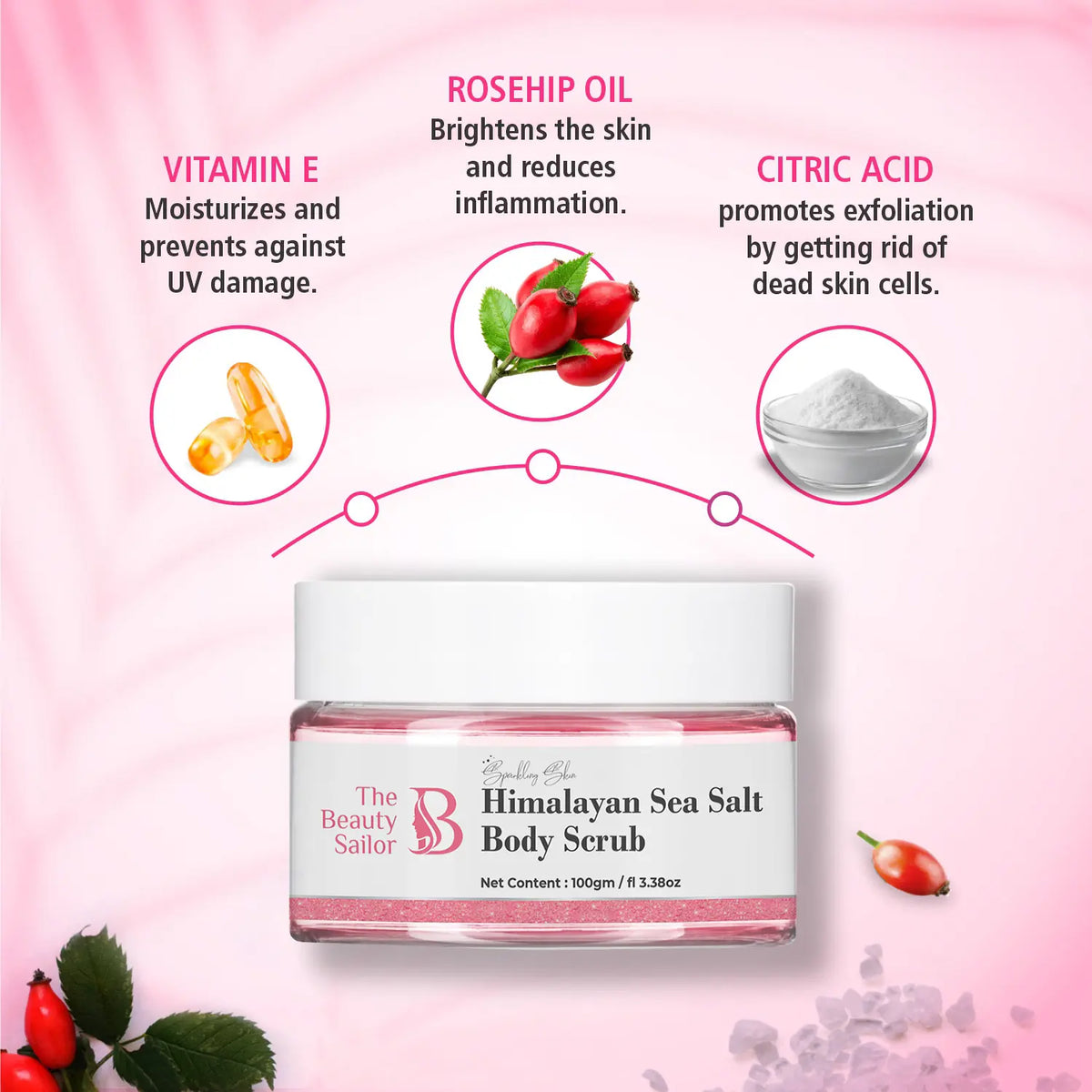 Himalayan Sea Salt Body Scrub:The Beauty Sailor