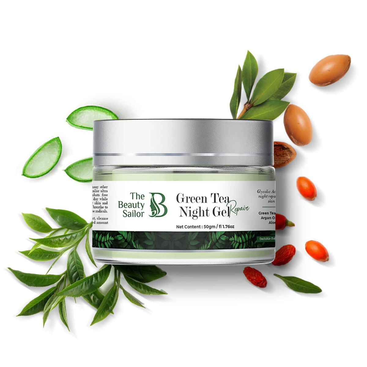 Green Tea Gel and Retinol Cream Duo Kit:The Beauty Sailor